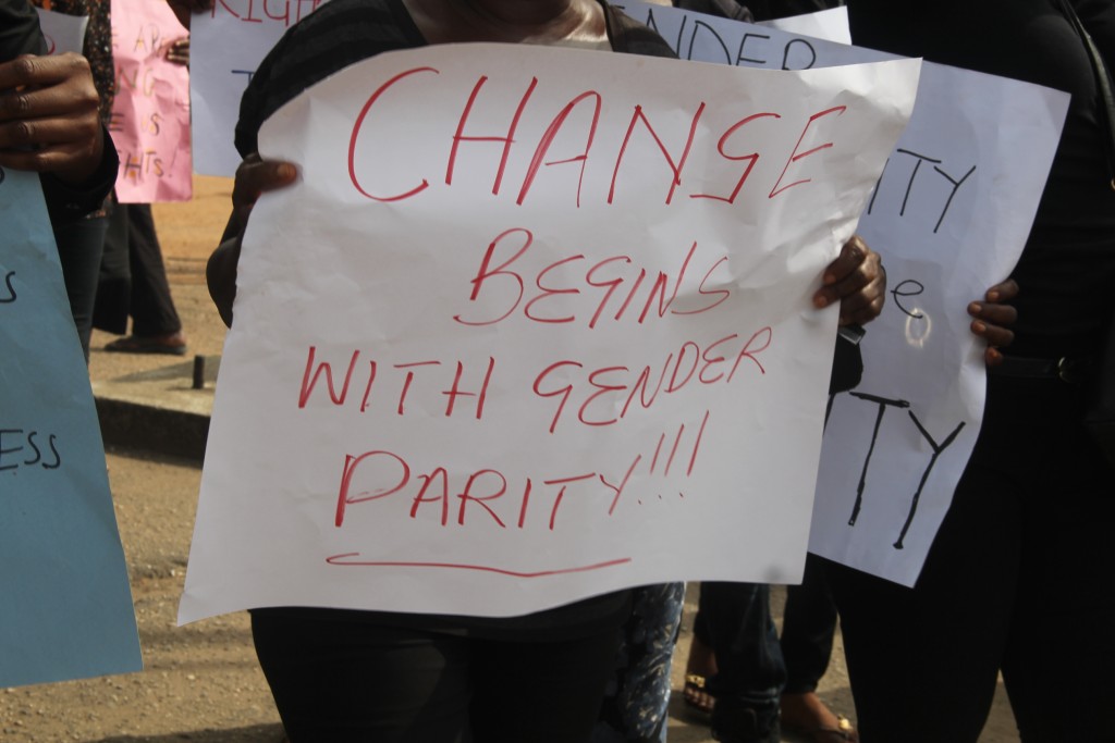 GEO BILL: Nigerian Women protest against Gender Inequality! - AboveWhispers